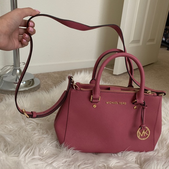 Michael Kors | Bags | Michael Kors Sutton Saffiano Leather Satchel ...
